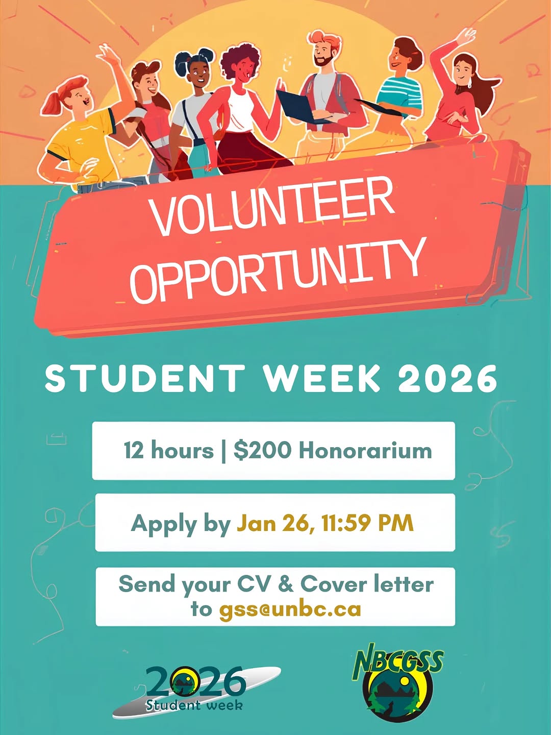 Got flexibility February 2-6? Help us run Student Week 2026!